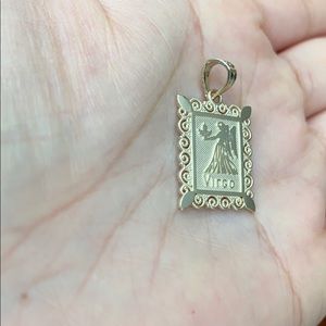 Element Shine | Jewelry | 4k Solid Real Gold Aquarius Zodiac Sign ...